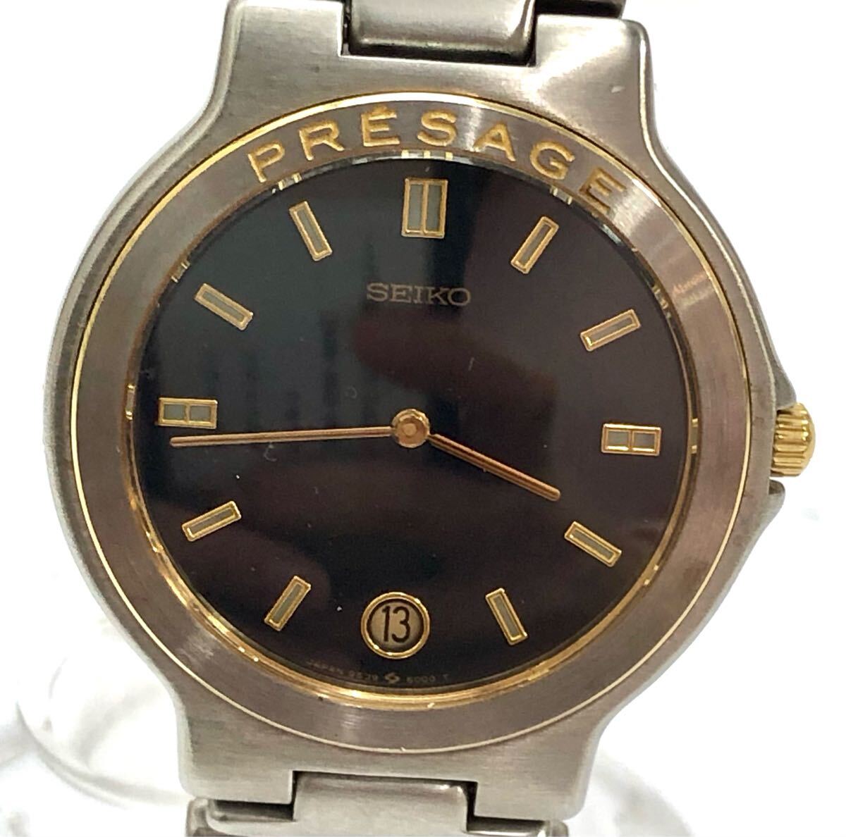 SEIKO セイコー プレサージュ 9539-6010 メンズ クォーツ時計 18699124 /【Buyee】 Buyee ...