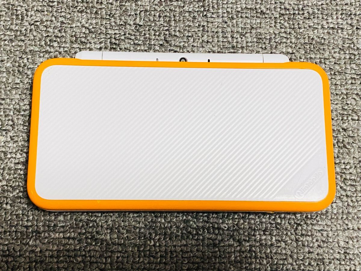 Newニンテンドー2DS LL オレンジ ホワイト NEW Nintendo 2DSLL NEW任天堂 2DSLL JAN-001 通電確認 ...