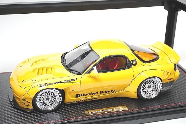 ignition model イグニッションモデル 1/18 Rocket Bunny ロケットバニー RX-7 (FD3S) イエロー IG1038 /【Buyee】 Buyee ...