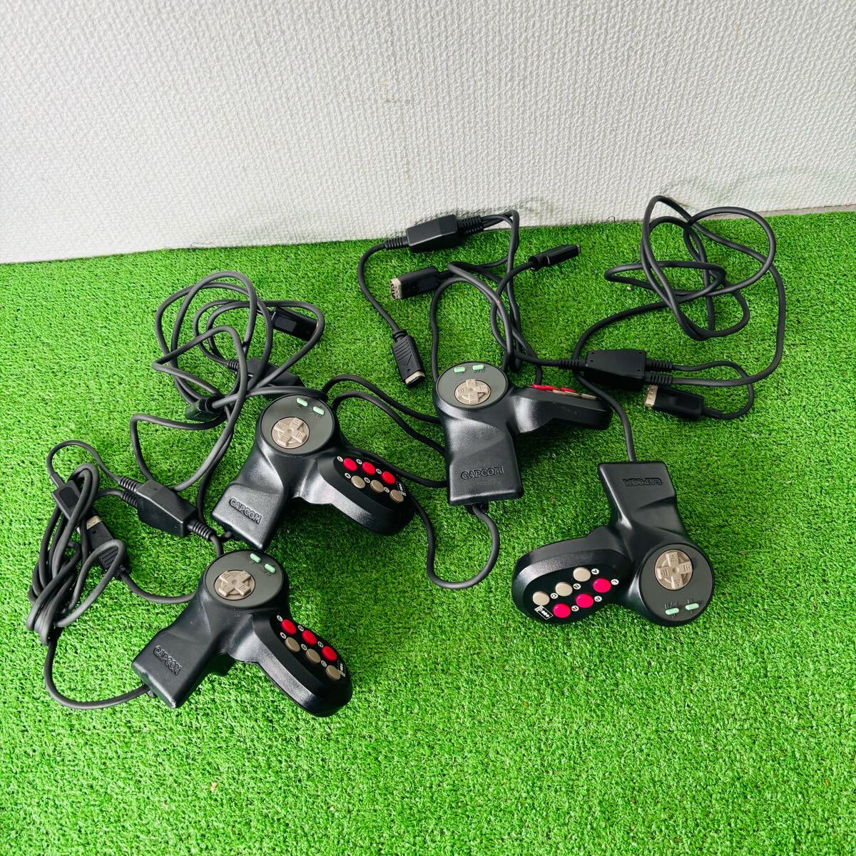 a674 CAPCOM カプコン☆松下電器 3DO 6ボタンコントロールパッド コントローラー☆FZ-JJ1XP☆リアルパッドソルジャー 4点 ...