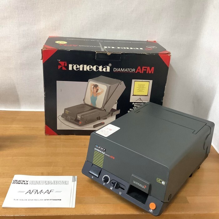 LUCKY reflecta ラッキーリフレクタ SLIDE PROJECTOR スライドプロジェクター DIAMATOR AFM・AF 箱 ...