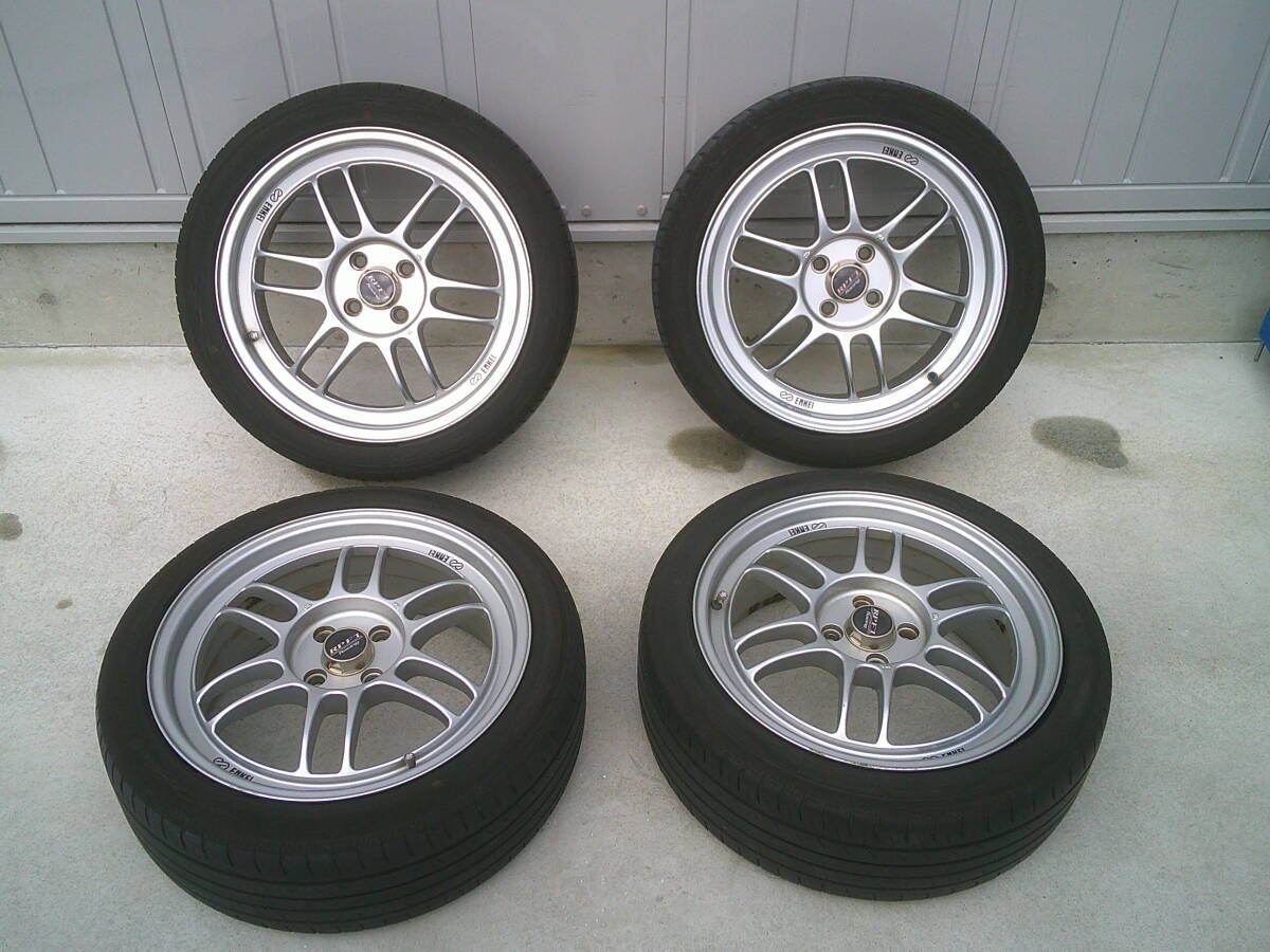 ★ エンケイ ENKEI RPF1 17インチ アルミホイール 4本 7J X 17 +43 PCD100 4穴 205/45R17 ★ BMWミニ MINI RE16 R50 R52 R53 ...