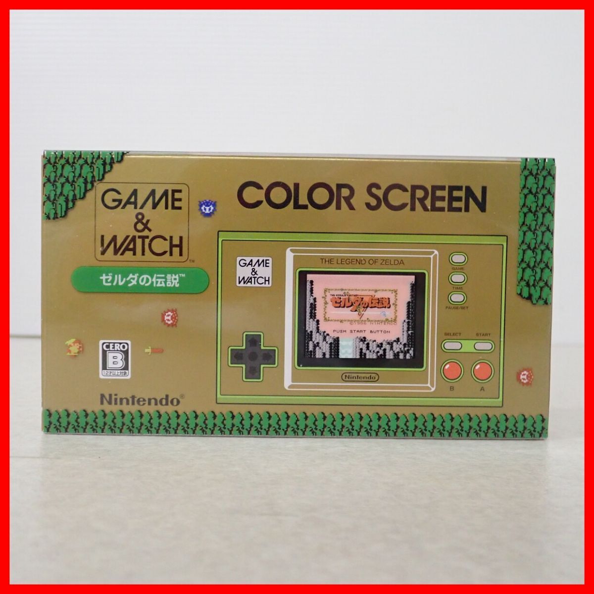 未開封 GAME＆WATCH COLOR SCREEN ゲーム＆ウオッチ カラースクリーン ゼルダの伝説 本体 ZL-35 任天堂 ...