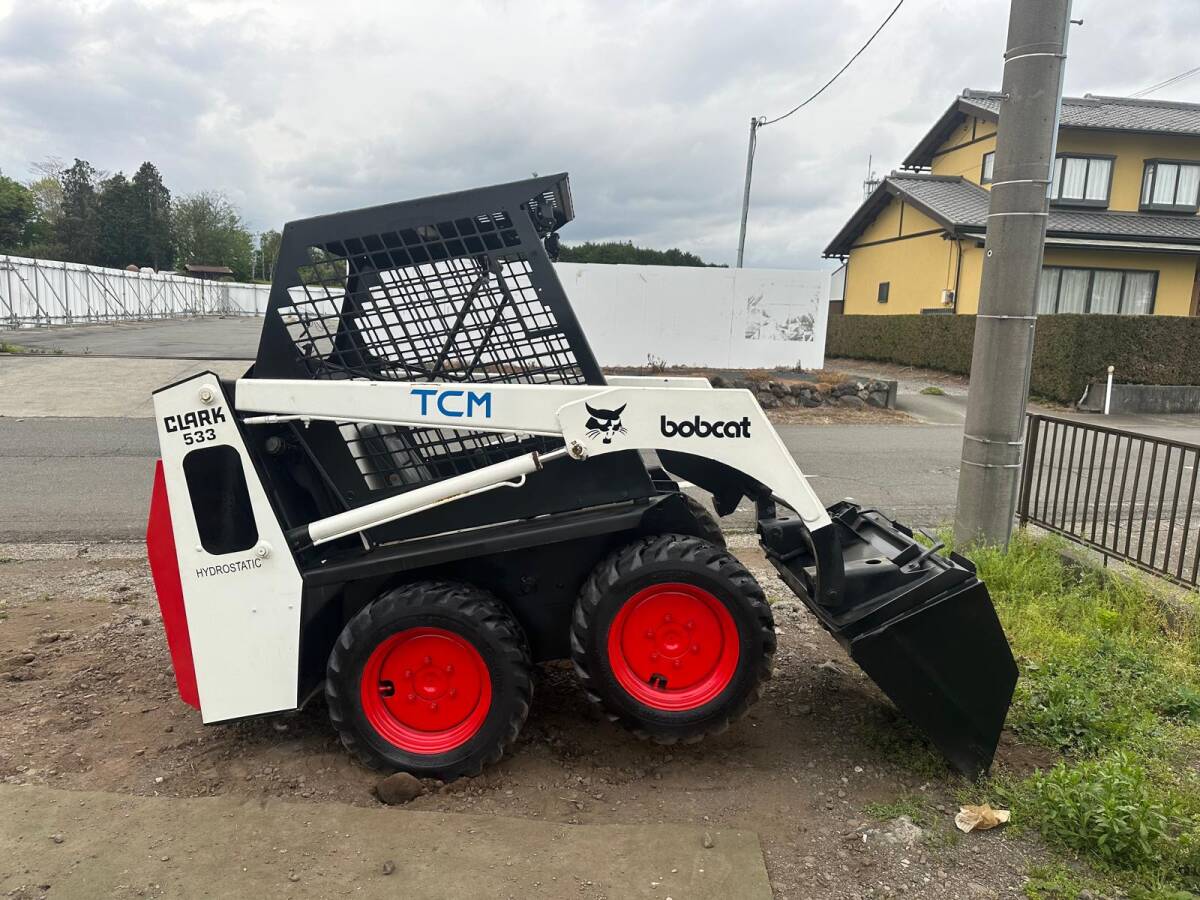 TCM 533 スキッドステアローダー ボブキャット bobcat 除雪機 ホイールローダー 4WD アワーメーター1121時間 陸送可能 ...