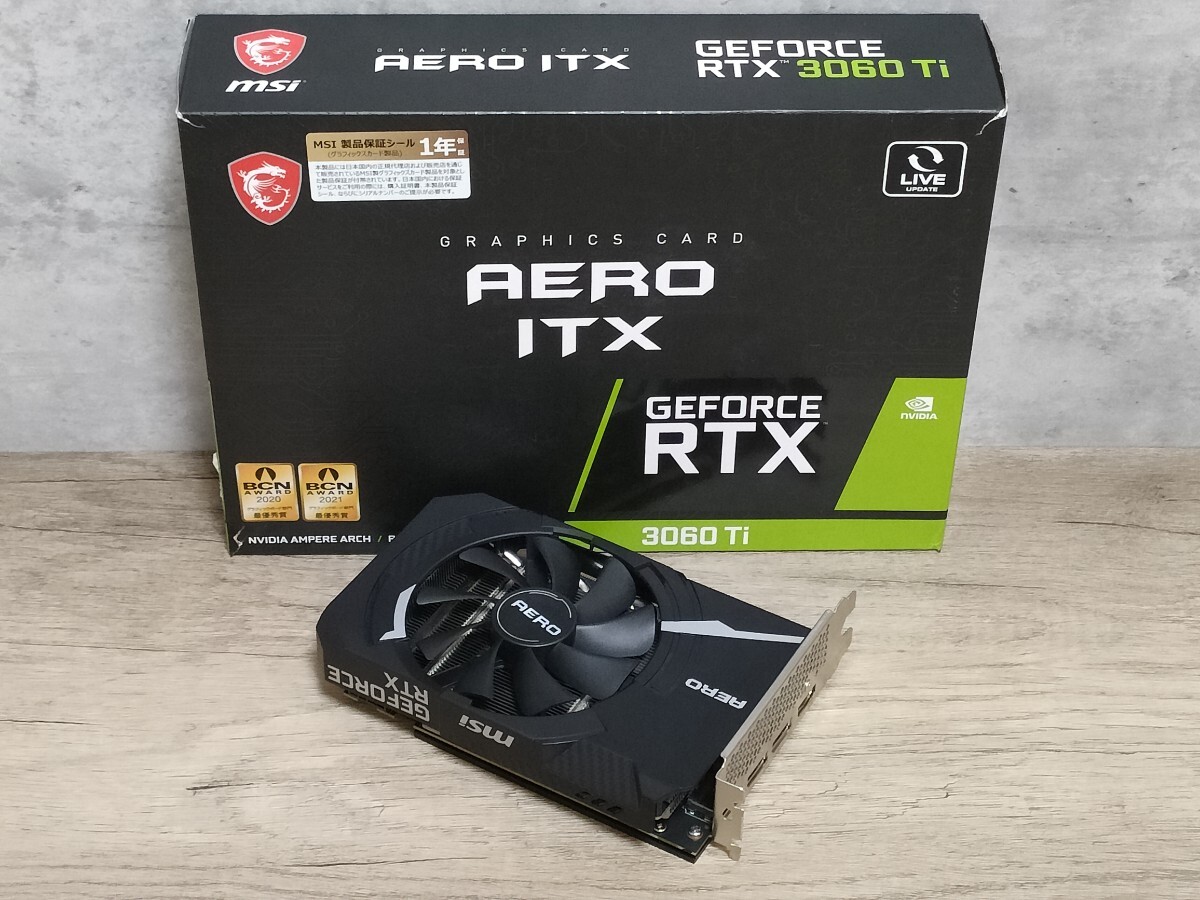 NVIDIA MSI GeForce RTX3060Ti 8GB AERO ITX LHR 【グラフィックボード】 /【Buyee】