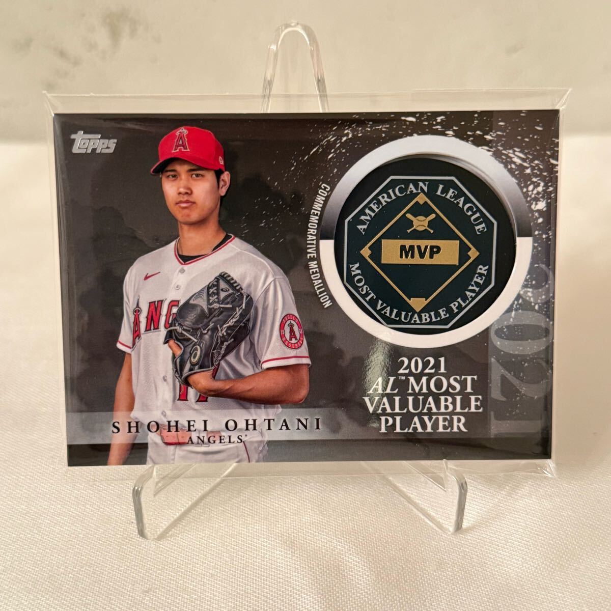 topps SHOHEI OHTANI（大谷翔平）2021 Topps AL MVP受賞記念メダル付きカード /【Buyee】