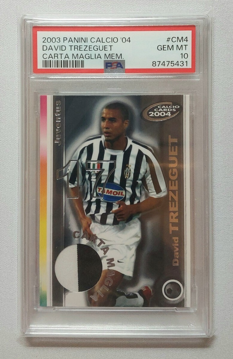 David Trezeguet（ダビド・トレゼゲ）Panini Calcio Card 2004 ジャージカード 300枚限定 PSA10 Juventus ユベントス /【Buyee ...