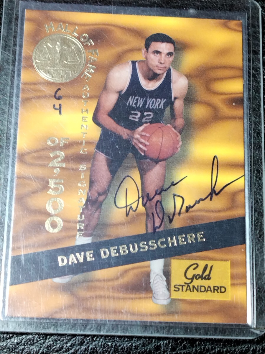 Dave Debusschere autograph 1994 signature rookies gold standard デイブ・ディバ ...