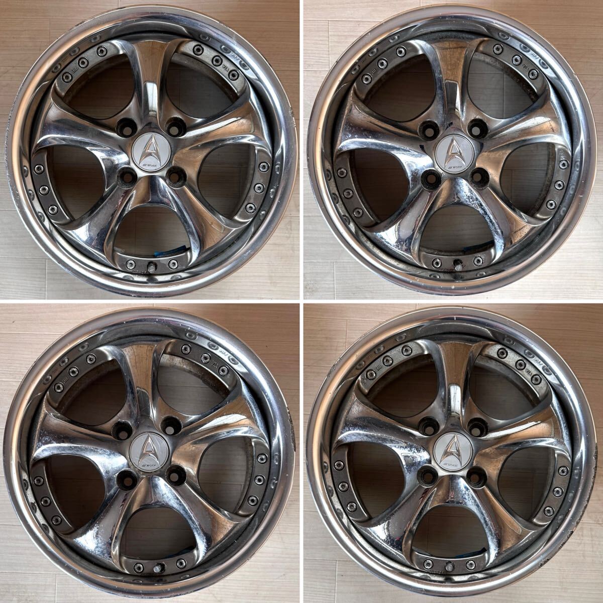 希少 ワーク VS-KF WORK VS 15インチホイール PCD100 4H 5J ET42 work vskf 4本セット /【Buyee】 Buyee - Japanese Proxy ...