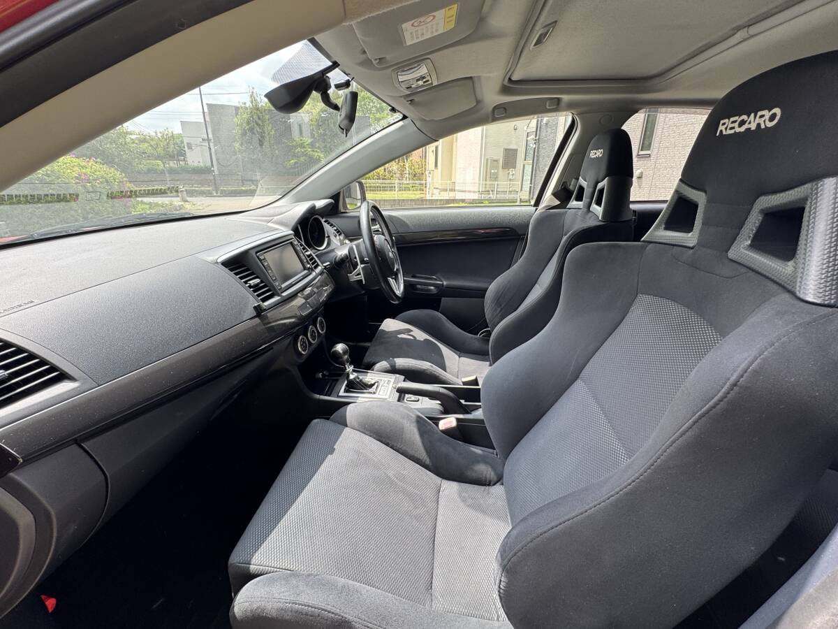 レア サンルーフ ランサーエボリューション 10 レッド P25 R9年3月迄車検 点検記録簿有ります Lancer Evolution10X ...