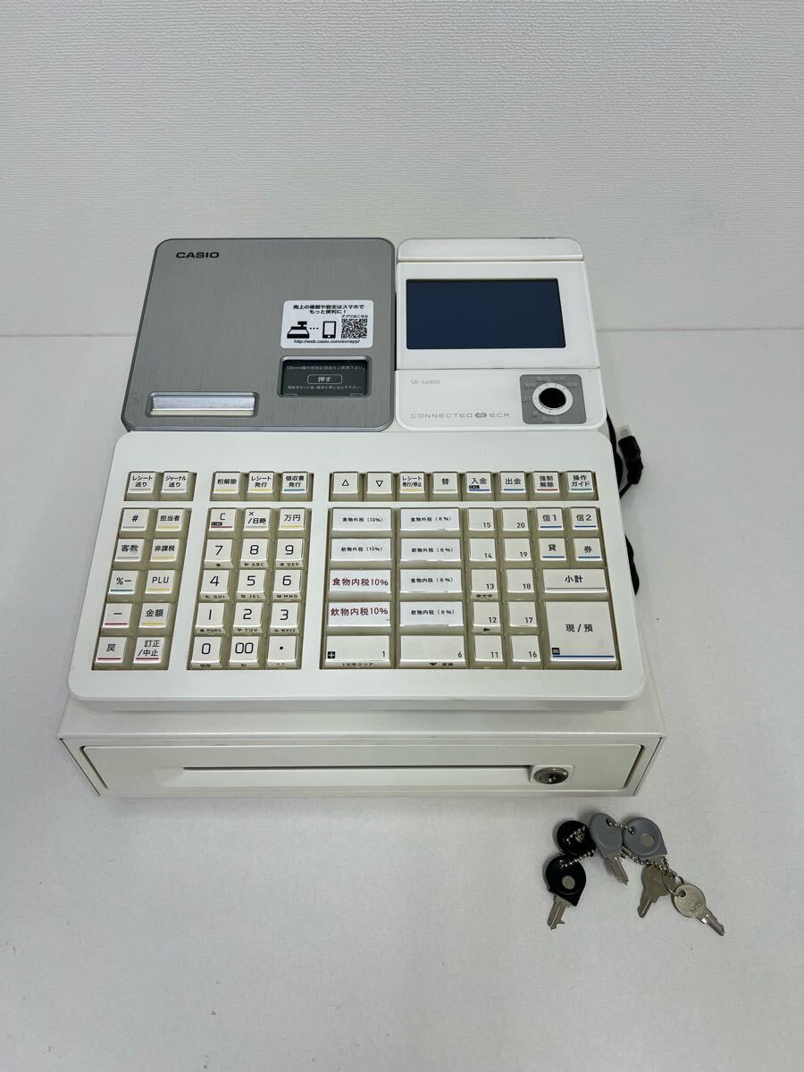 A4335 CASIO カシオ / SR-S4000-20SWE / 電子レジスタ ホワイト /【Buyee】 Buyee ...