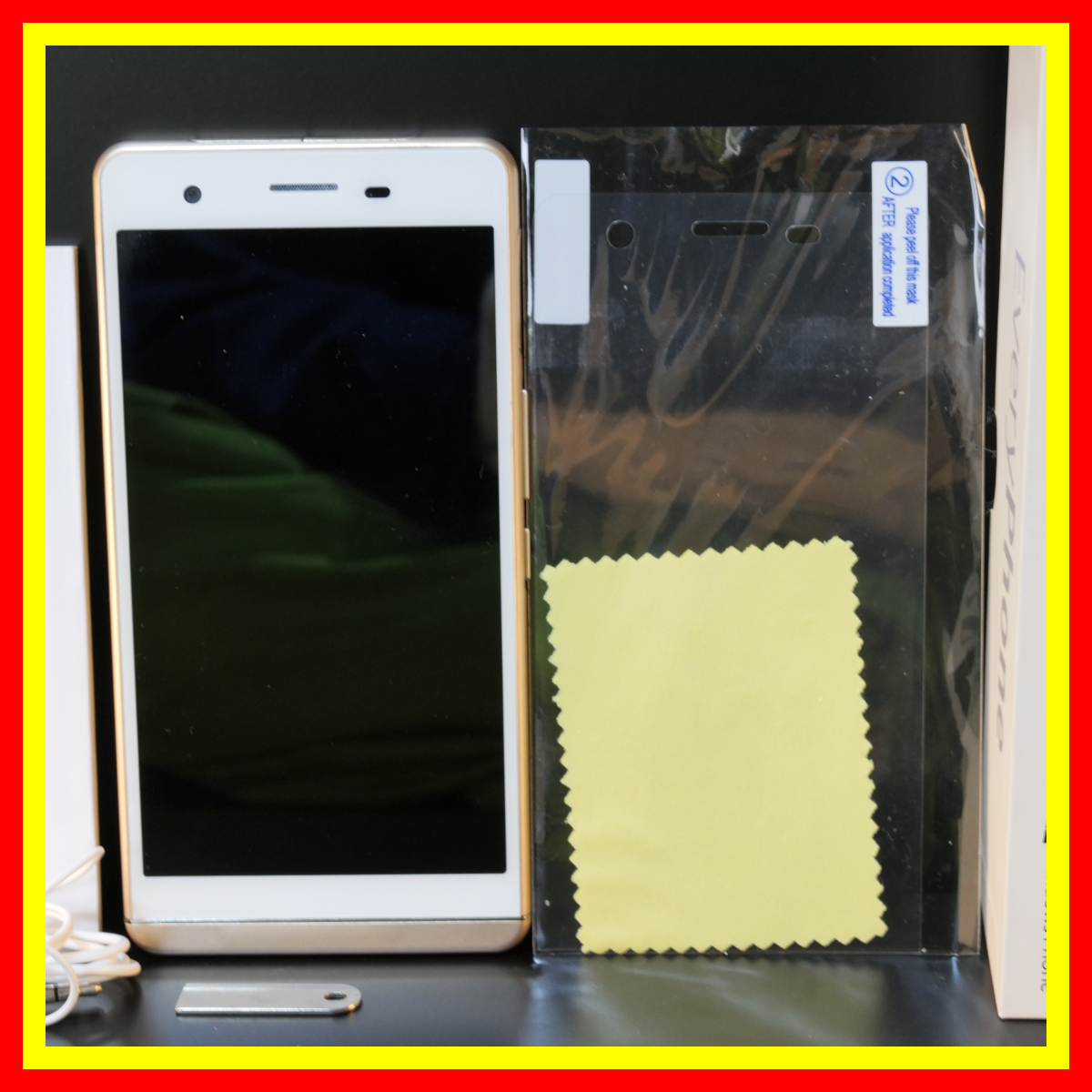 美品 EveryPhone WH Windows 10 mobile ホワイト ヤマダ電機 エブリフォン SIMフリー スマホ Windows ...