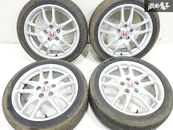 ホンダ純正 DC5 インテグラ タイプR 17インチ 7J +60 5穴 PCD114.3 ホイール 4本 シルバー シビック アコード ステップワゴン ★ 棚1F13 /【Buyee ...