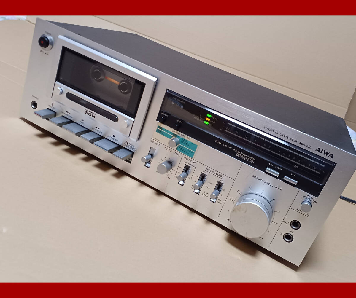 【即決】AIWA アイワ カセットデッキ STEREO CASSETTE DECK AD-L400 ジャンク品 /【Buyee】 Buyee - Japanese Proxy Service ...