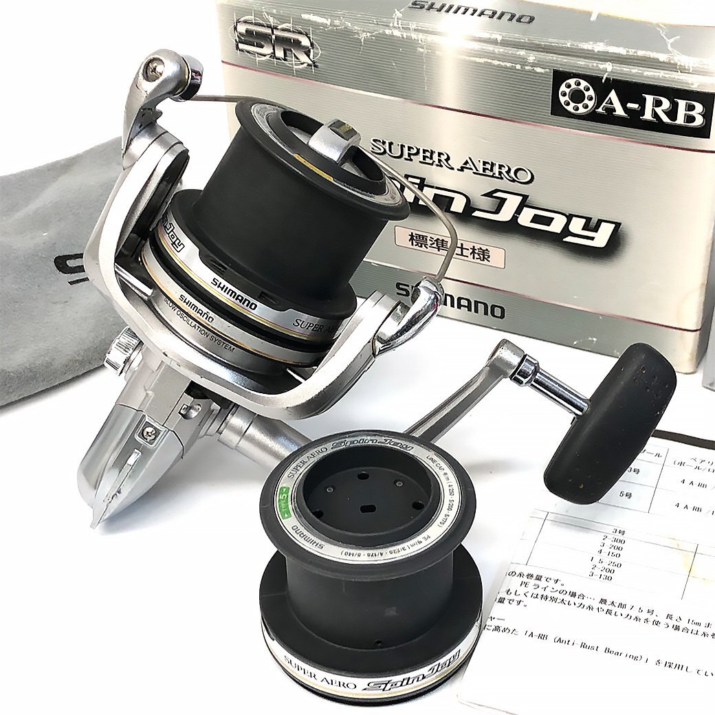 K シマノ スーパーエアロ スピンジョイ SA31 替スプール type 3 5 スピニングリール | SHIMANO SUPER AERO ...
