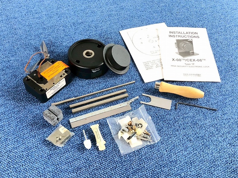 【米軍放出品】未使用品 ハイセキュリティ電子ロック カギ MAS-HAMILTON X-08 コンビネーションロック (60) ☆BD14FK ...