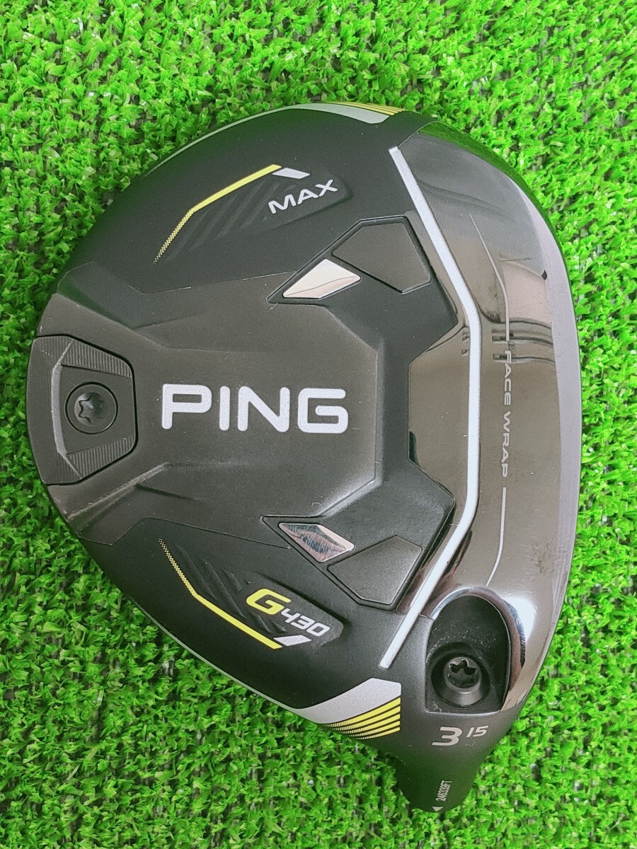 【送料無料】(FH225)PING ピン G430 MAX FW G430マックスフェアウェイウッド 15度 15° 3W スプーン ヘッド ...