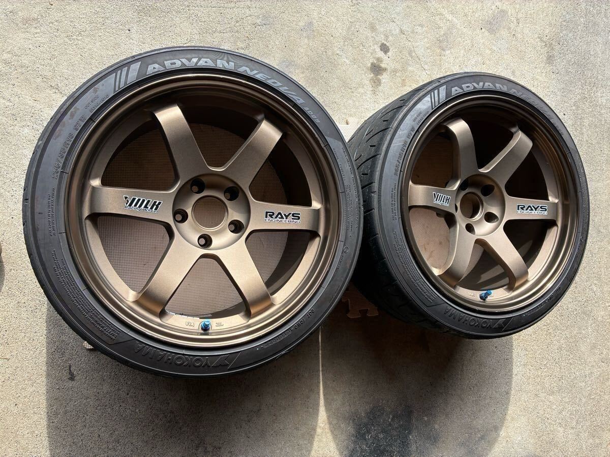 【美品】TE37 ブロンズ 18インチ 10.5J×18 +15 2本セット 265/35R18 ネオバAD09 レイズ /【Buyee】 Buyee - Japanese Proxy ...