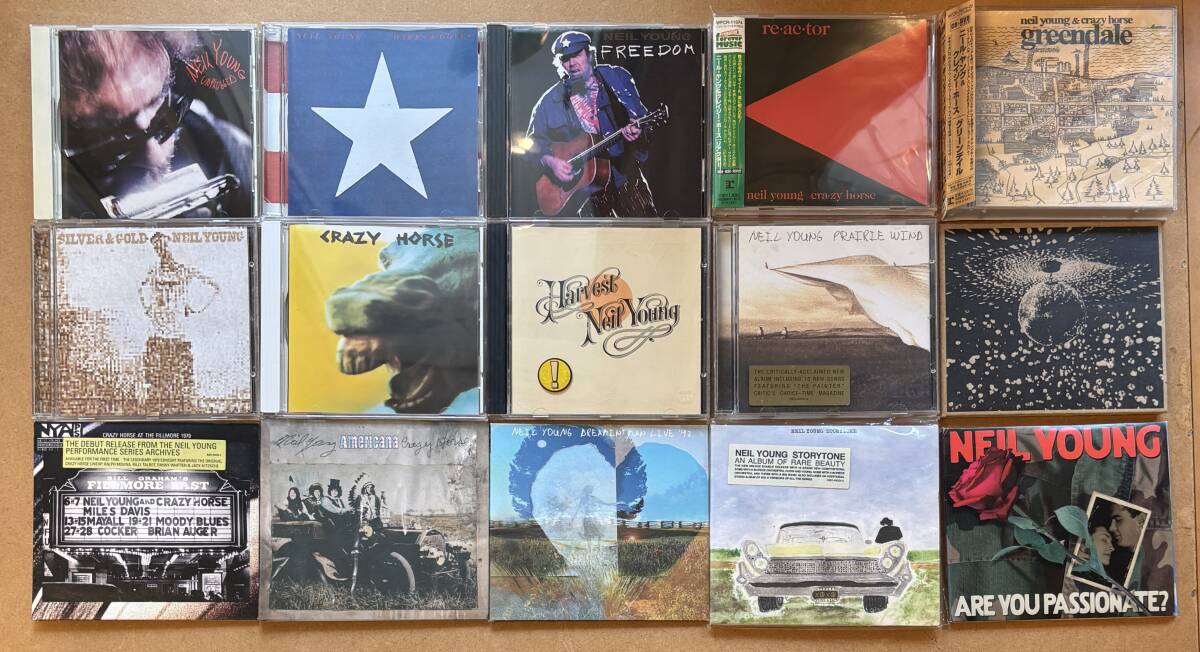 帯付含む!まとめて ニール・ヤング Neil Young 関連 CD合計15枚セット/Crazy Horse ROCK SSW Billy ...