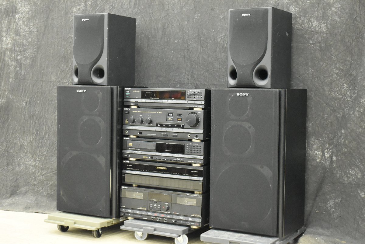 【G】SONY SS-V715AV/SS-J10/ST-V715TV/TA-V715/CDP-V715/SEQ-V715/TC-V715 システムコンポ ソニー 228281 /【Buyee ...