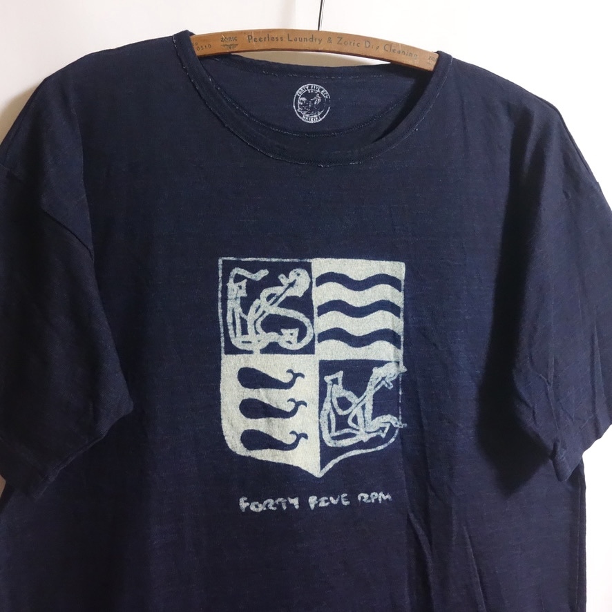 【タグ付き 日本製 45RPM インディゴ 半袖 Tシャツ 5】メンズXL 抜染プリント カットソー 藍染め クルーネック /【Buyee】 Buyee - Japanese Proxy ...