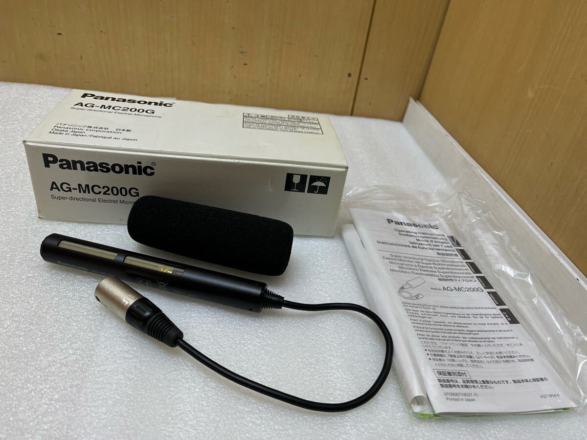 RE3540 Panasonic 超指向性マイクロホン AG-MC200G microphone パナソニック 出音NG ジャンク品 0329 /【Buyee】 Buyee ...
