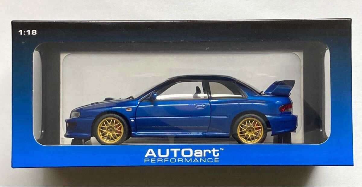 AUTOart オートアート SUBARU IMPREZA スバル インプレッサ 22B WRX STI アップグレード WRブルー ...
