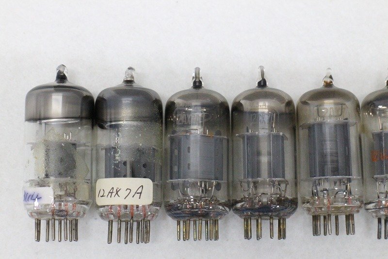 Philips ECG JAN 6189W/TELEFUNKEN ECC83/RCA 12AX7A 他 真空管 10本 フィリップス ...