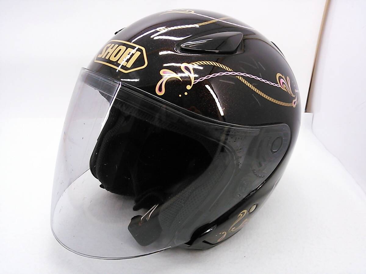 【送料無料】SHOEI ショウエイ J-STREAM Jストリーム Amo アモー ブラウン Mサイズ ジェットヘルメット /【Buyee ...