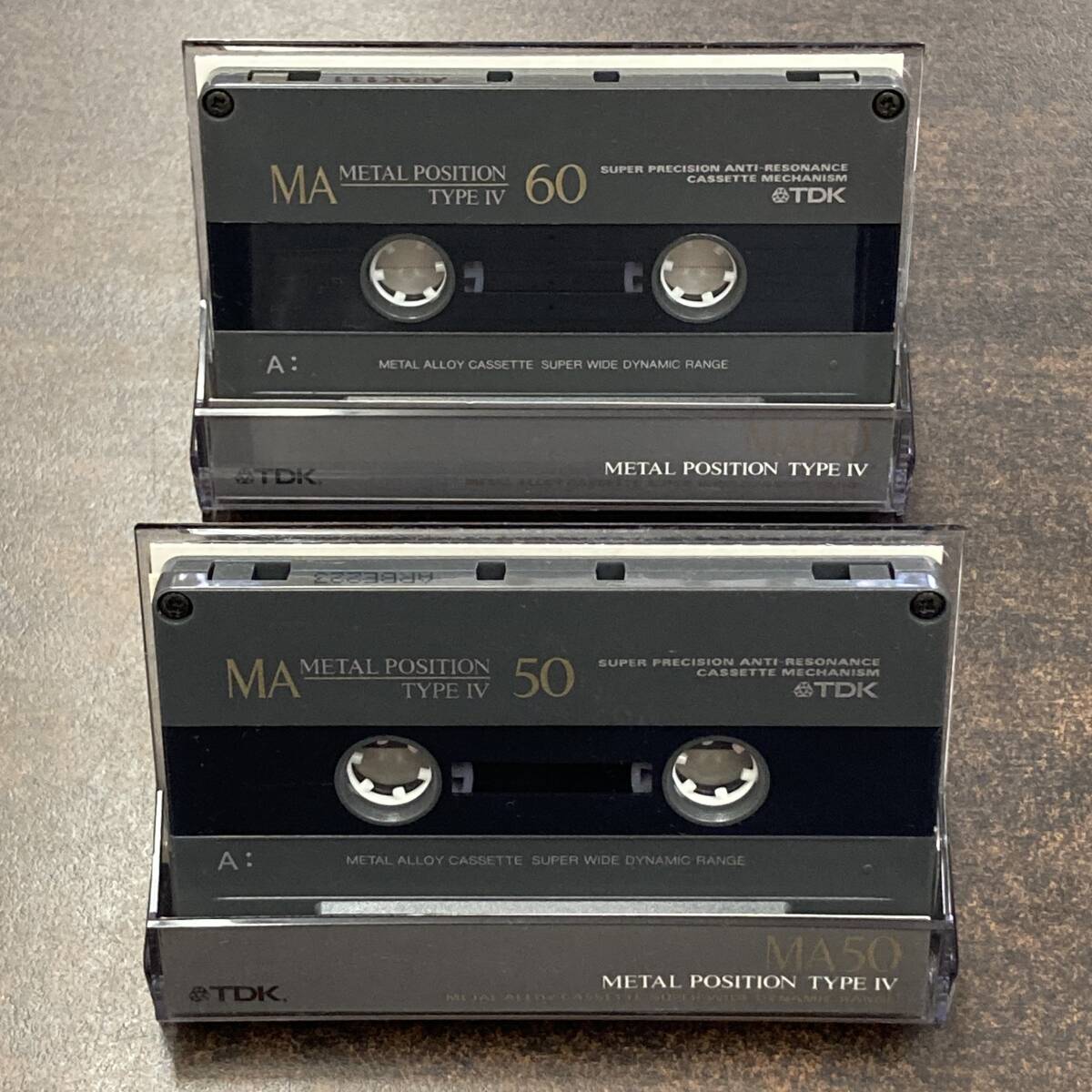 647 TDK MA 50 60分 メタル 2本 カセットテープ/Two TDK MA 50 60 Type IV Metal ...
