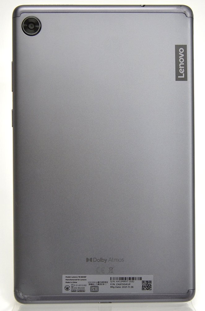 中古 Lenovo Tab M8 (3rd Gen) TB-8506F ZA870041JP 8インチ Wi-Fi モデル レノボ タブレット ...