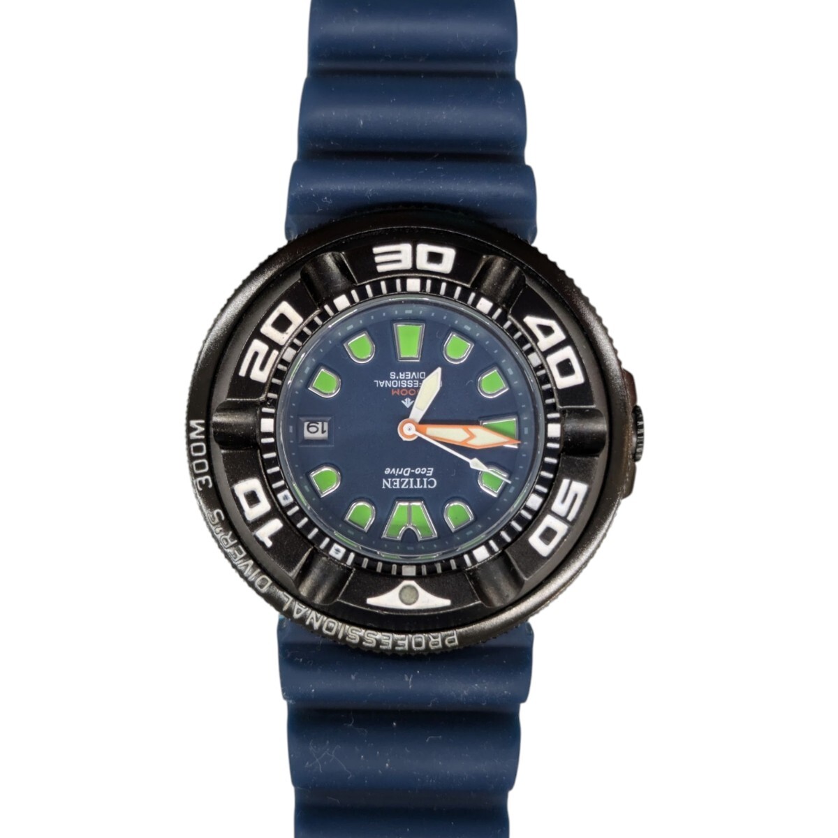 99 CITIZEN シチズン プロマスター 腕時計 E011-S064295 エコドライブ 3針 アナログ デイト ラバーベルト ダイバーズ ...