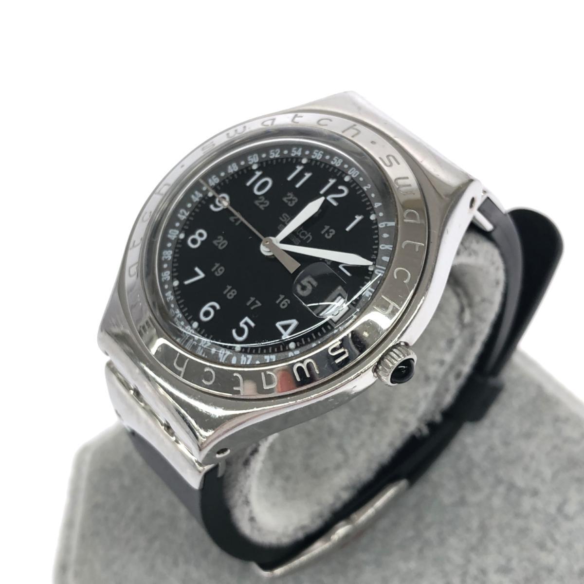 swatch スウォッチ アイロニー 腕時計 クォーツ ブラック/シルバーカラー SS・レジン レディース ウォッチ watch /【Buyee】 Buyee - Japanese Proxy ...