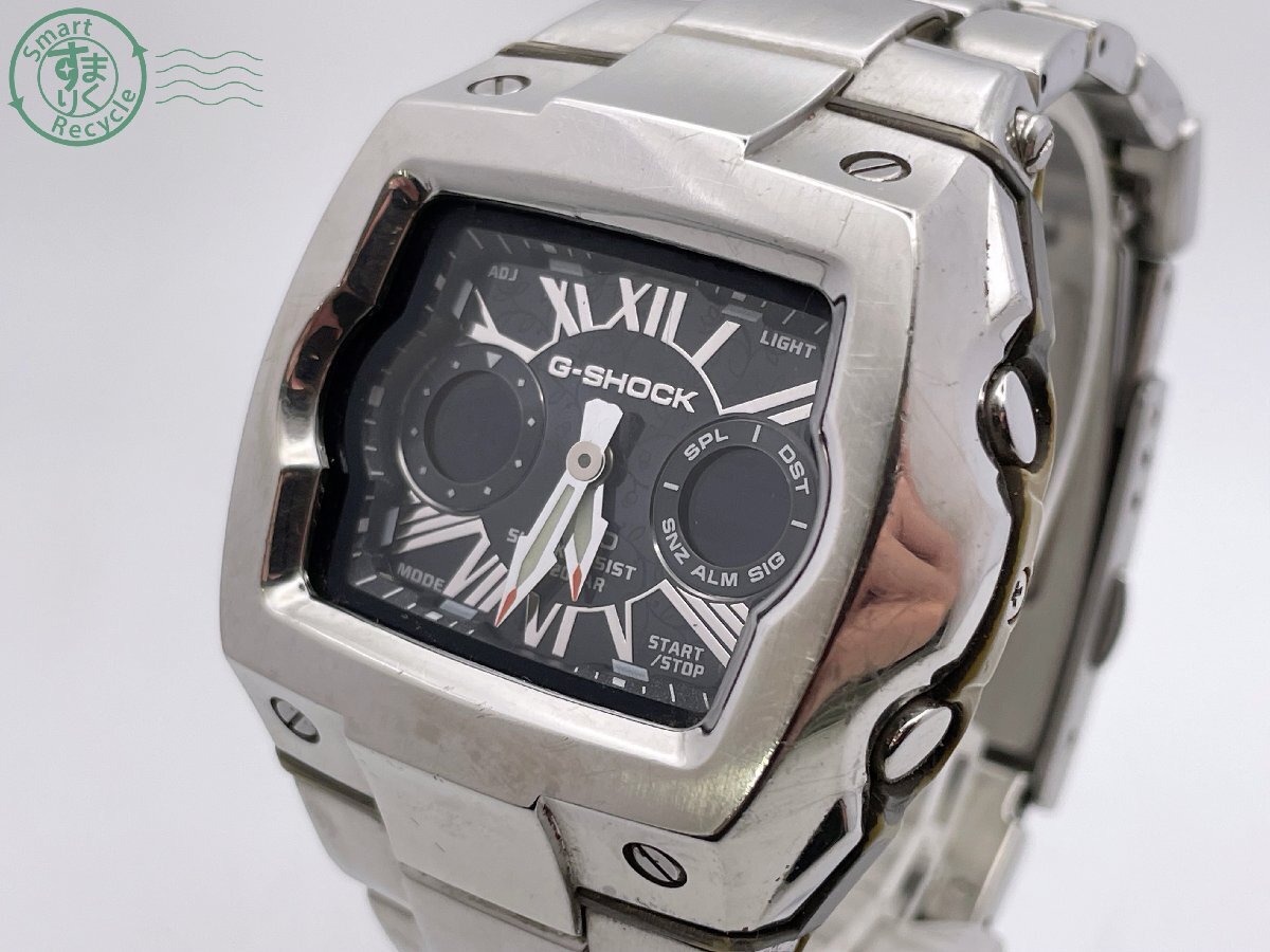 BD0601929 CASIO カシオ 4726 G-011AD G-SHOCK ジーショック クォーツ アナログ スクエア シルバー系 2針 ...