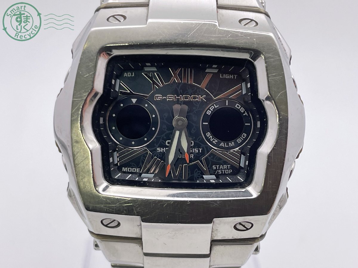 BD0601929 CASIO カシオ 4726 G-011AD G-SHOCK ジーショック クォーツ アナログ スクエア シルバー系 2針 ...