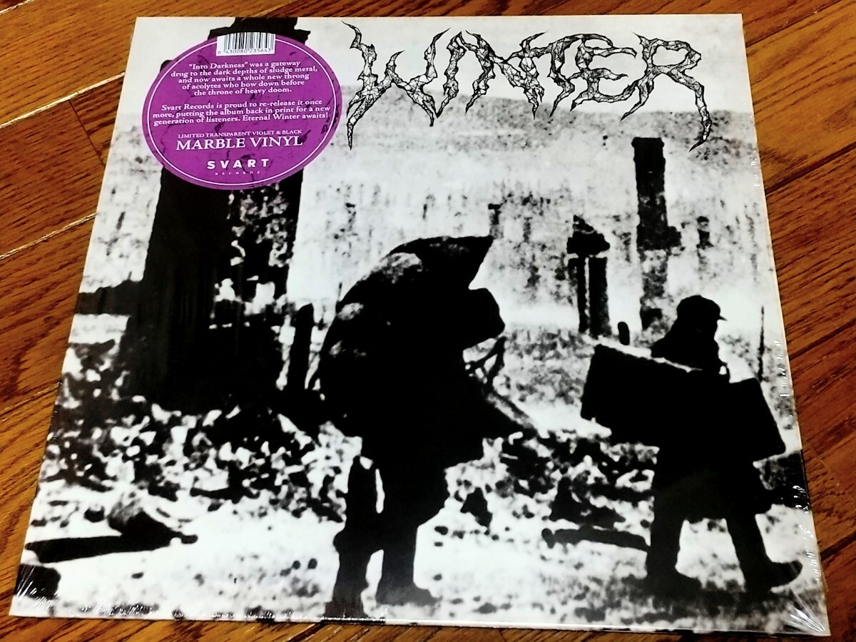 【Death Metal】WINTER「Into Darkness」当時世界一重いと言われたドゥーム／デス90年作。限定アナログ盤 ...
