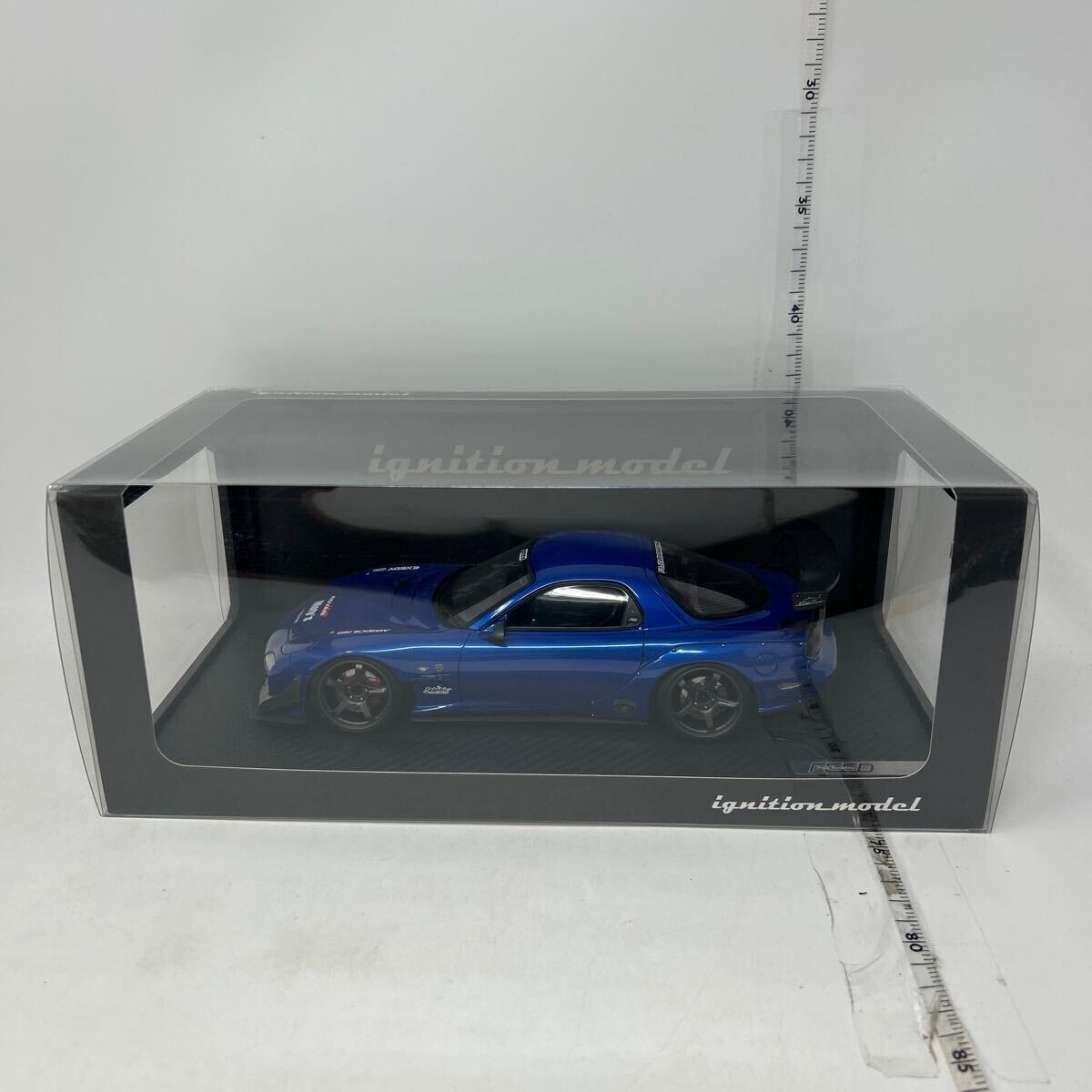 未使用 【1/18 ミニカー 絶版】ignition model (イグニッションモデル) IG2045 Mazda RX-7 FD3S FEED ブルーメタリック 63119230 ...