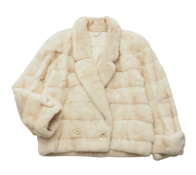 GR3835〇エンバ/EMBA*最高級毛皮*パールミンク*MINK*ミンクファー*リアルファー*ファーコート*ショートコート*FR*アイボリー系 /【Buyee】 Buyee ...