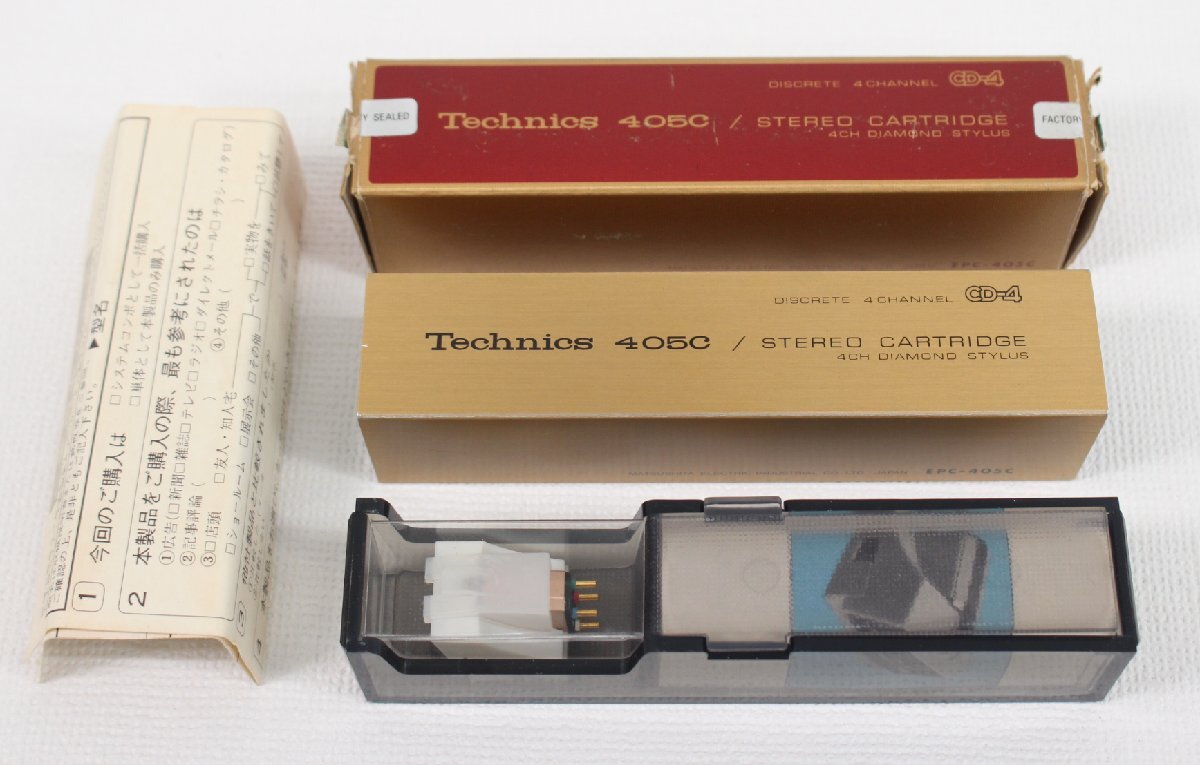 現状品 Technics EPC-405C カートリッジ テクニクス 未使用品？※未チェック品 （2771589） /【Buyee ...