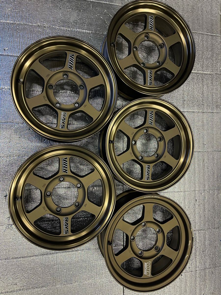 RAYS ボルクレーシング TE37X PM 16インチ 5.5J＋20 PCD139.7 5穴 5H 軽量 鍛造 ジムニー JB23 JB64 ナット付き レイズ ブロンズ /【Buyee ...