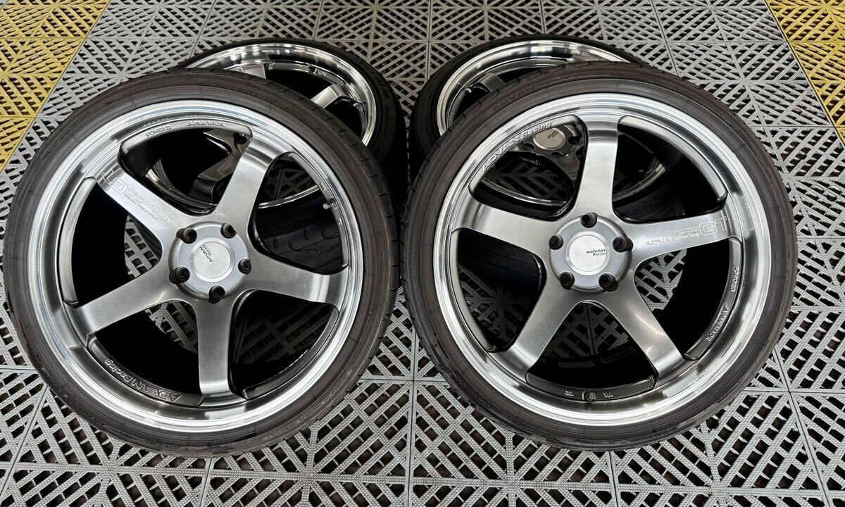 ADVAN Racing GT BEYOND 20インチ MHB 4本 10.5J+34 pcd120 タイヤ275/30/20 265/35 ...