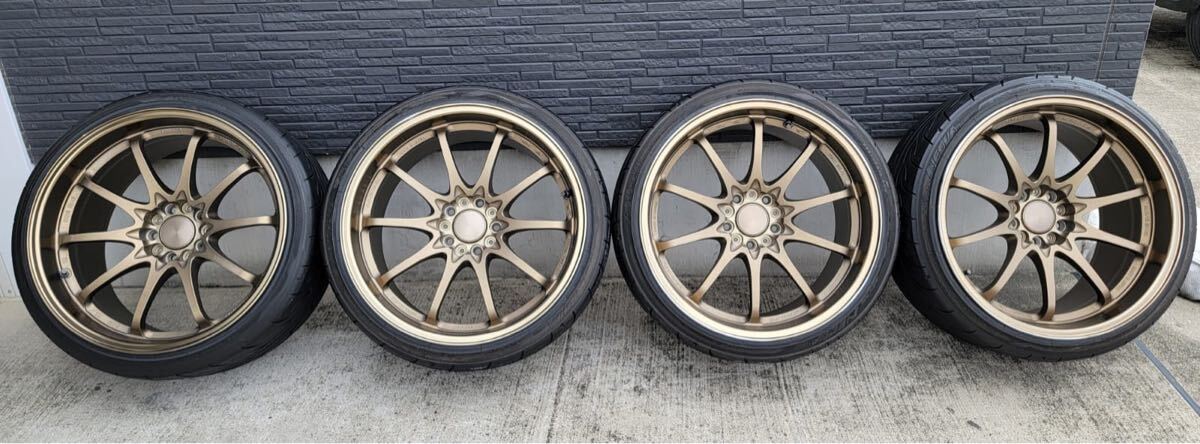 RAYS VOLK RACING CE28 R19 10.0J OFFSET +18 PCD114.3 4本セット NEOVA AD08 ...