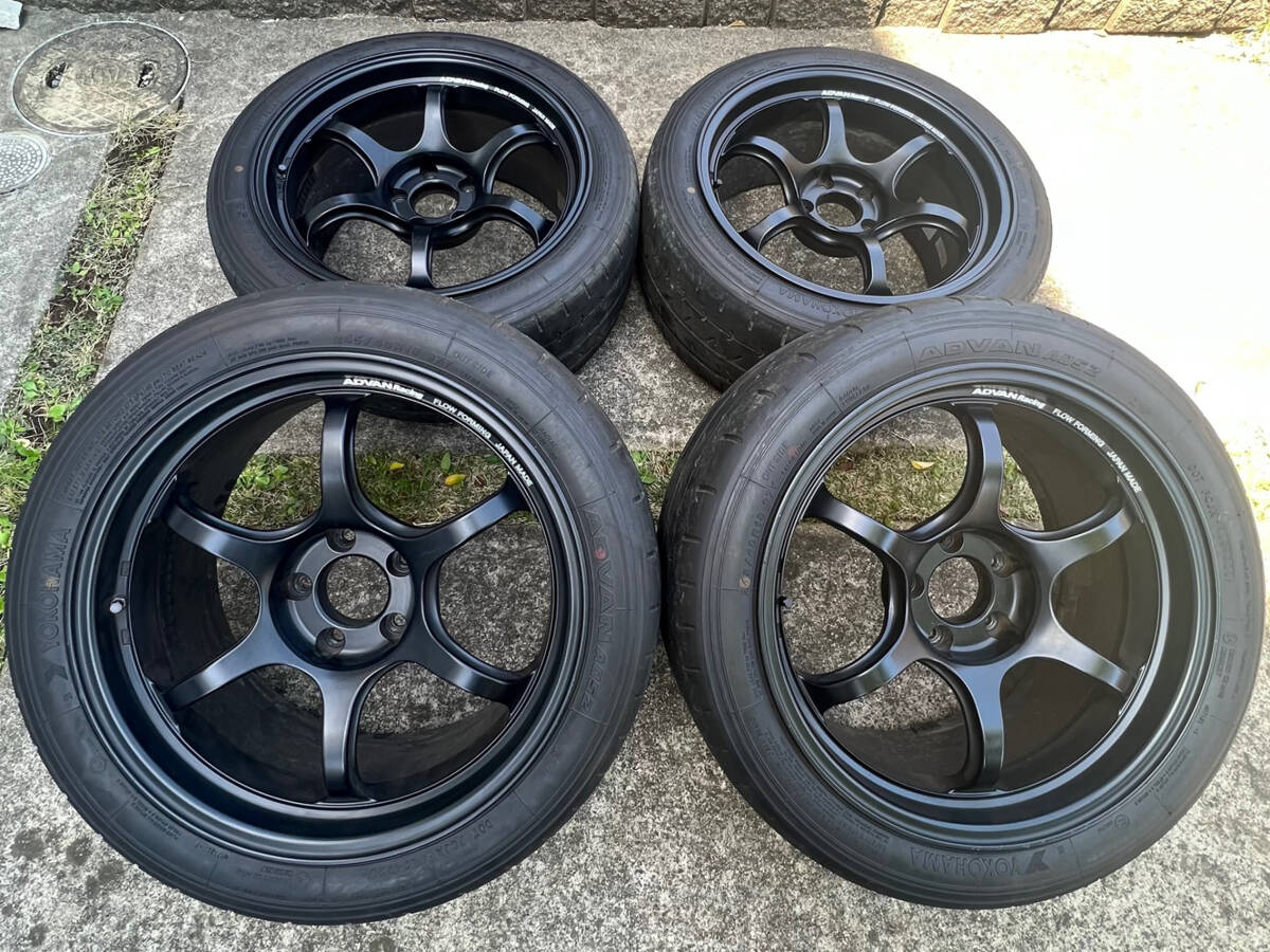 アドバンレーシング RG-D2 R6 9j+31 9.5j+22 pcd114.3 18インチ ADVAN Racing RG-D2 ...