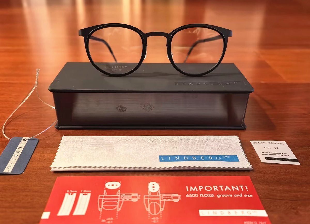 最高峰メガネ※定価7万※デンマーク製*LINDBERG・リンドバーグ 9704 TITANIUM※医療用チタン使用・セレブ愛用・メガネフレーム ...