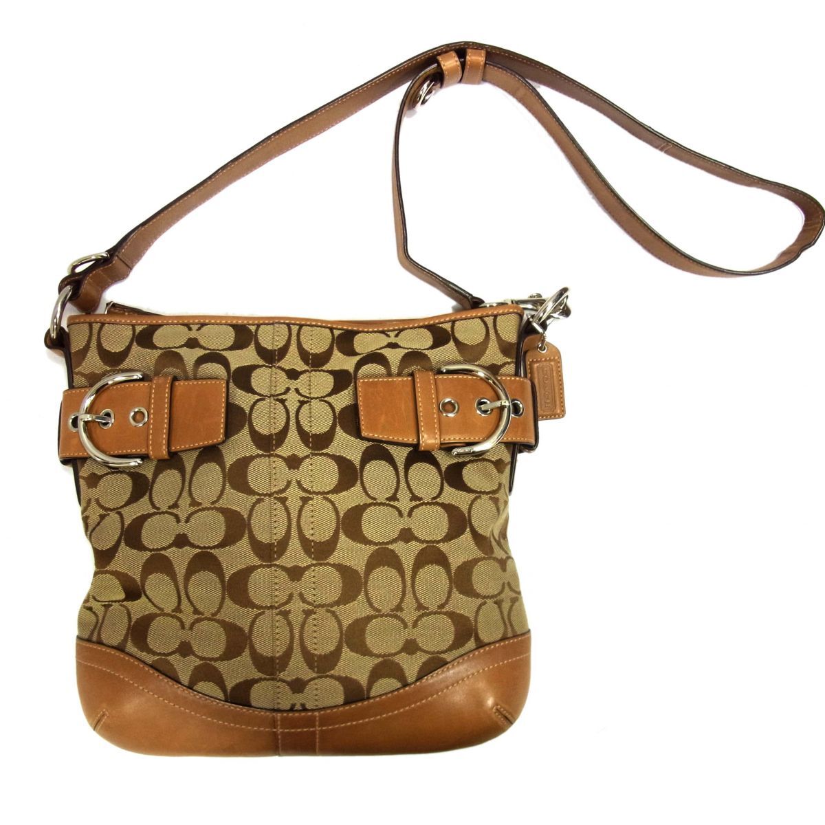 COACH コーチ ショルダーバッグ シグネチャー柄 レザー切替 レディース 1円スタート /【Buyee】 Buyee - Japanese ...