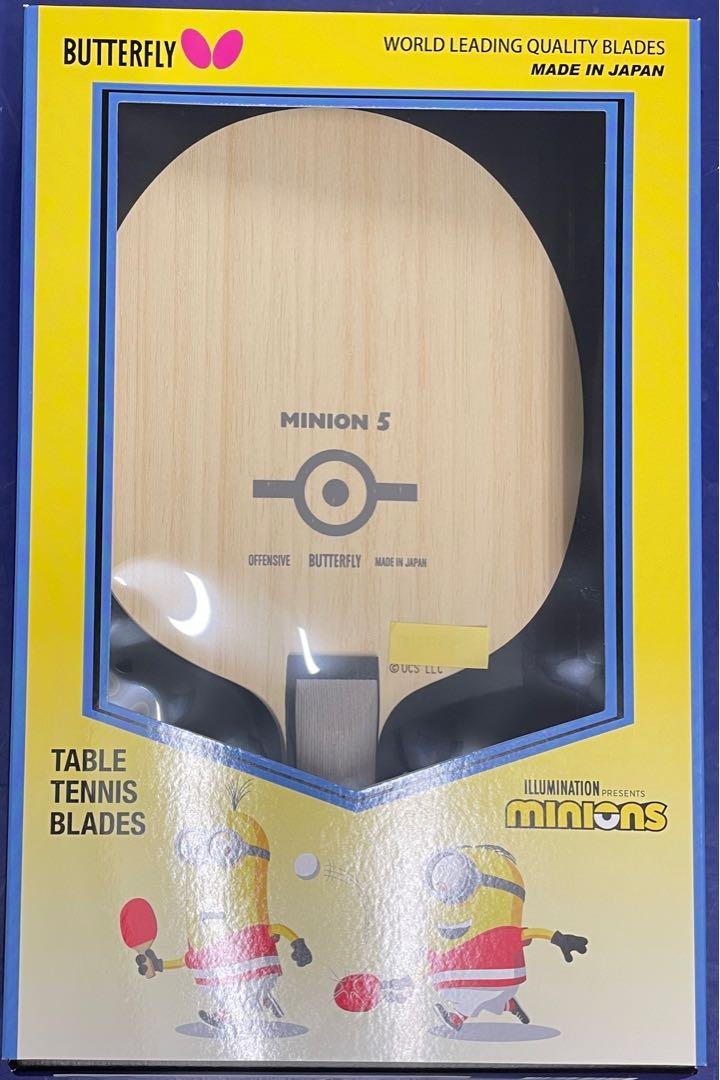 BUTTERFLY 卓球ラケット MINION 5 FL 37291 卓球ラケット フレア 攻撃用シェーク シェイクハンド 新品未使用品 送料 ...