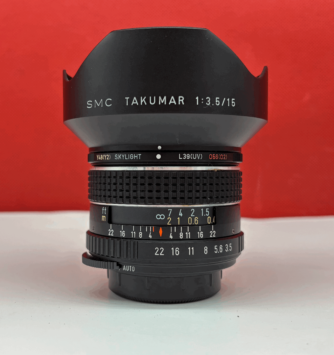 #224 希少 PENTAX SMC TAKUMAR F3.5 15mm 8013988 カメラ レンズ 単焦点 広角レンズ M42マウント ...