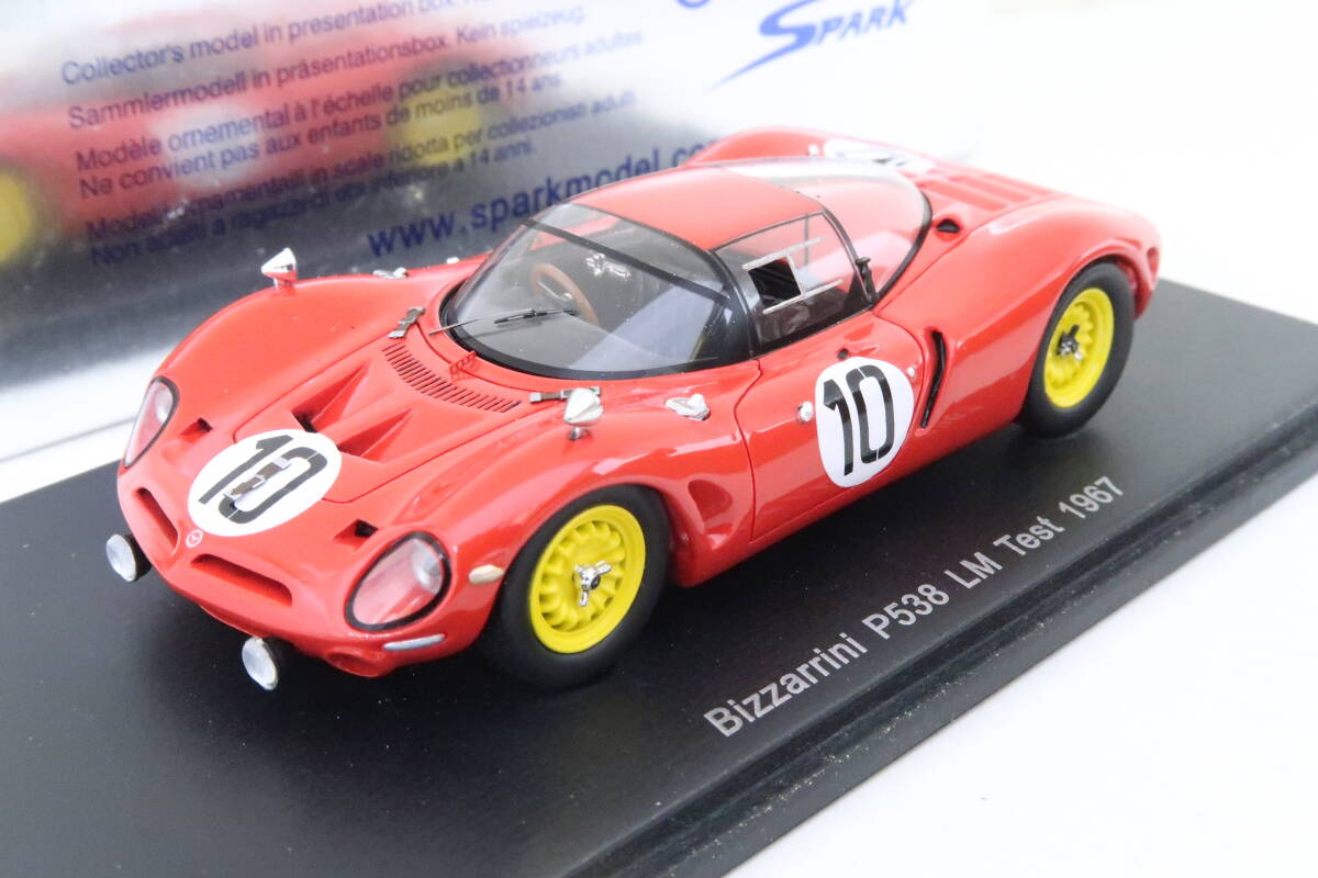 Spark BIzzarrini P538 LM Test 1967 ビッザリーニ ルマンテスト 箱付 1/43 イロレ /【Buyee ...