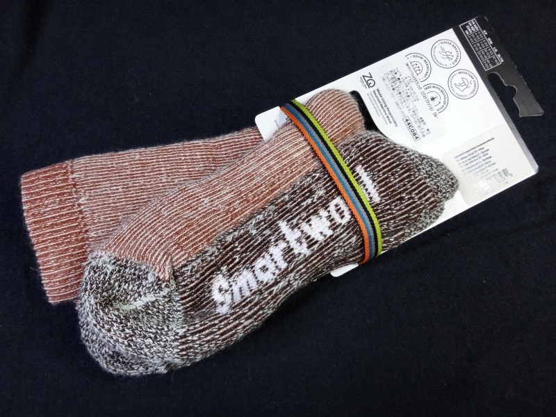 真空パック SmartWool スマートウール ハイククラシック エクストラクッション クルーM 24cm-26.5cm 新品未使用 ...