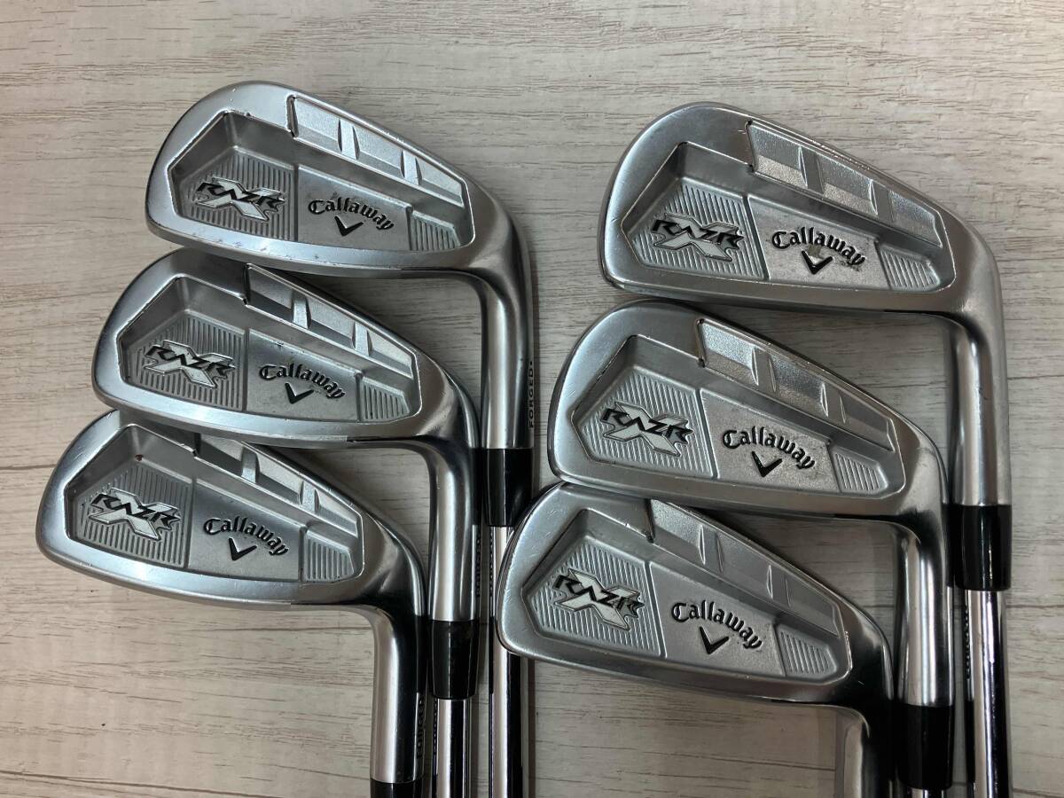 Callaway RAZR X FORGED アイアンセット キャロウェイ FLEX S 6本セット 5-9.P 男性右利き用 ゴルフクラブ ...